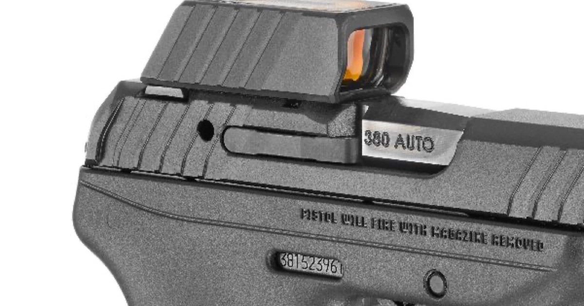 Ruger ReadyDot for the LCP MAX: $129.95 Battery-Free Optic
